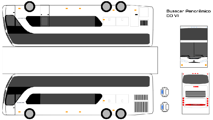 Busscar :: Buses Plantillas Papercraft
